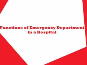 Top Functions of Emergency Department in a Hospital - idealmedhealth